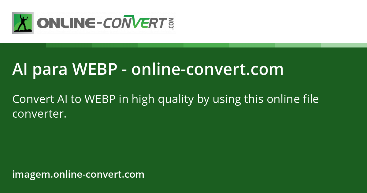 AI para WEBP - online-convert.com