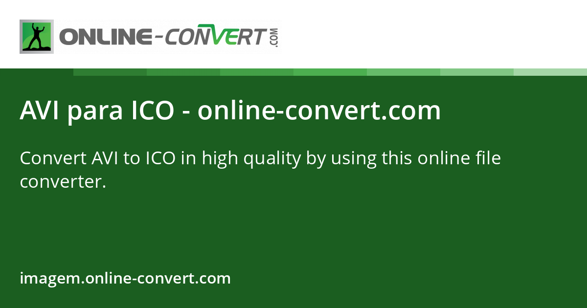AVI para ICO - online-convert.com