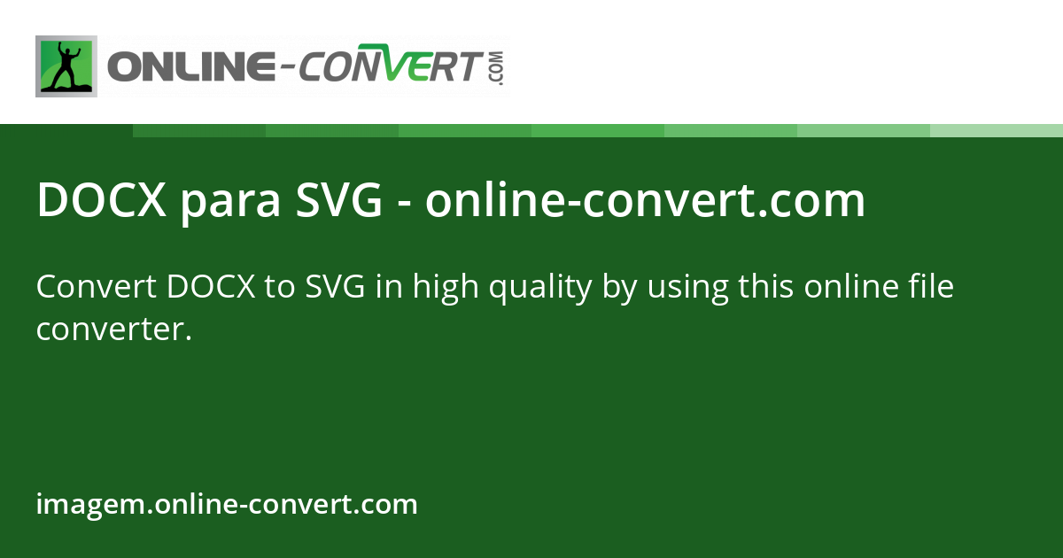 DOCX para SVG - online-convert.com
