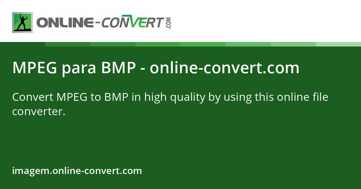 MPEG a BMP - online-convert.com
