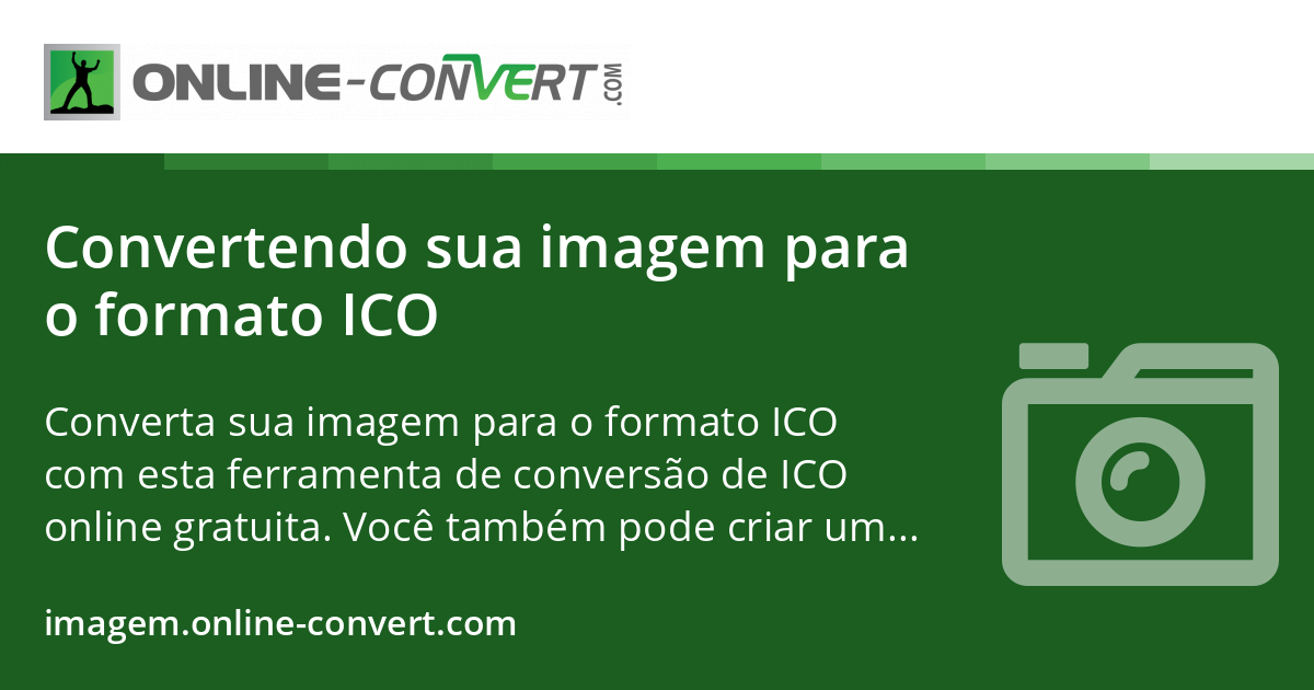 Convertendo sua imagem para o formato ICO