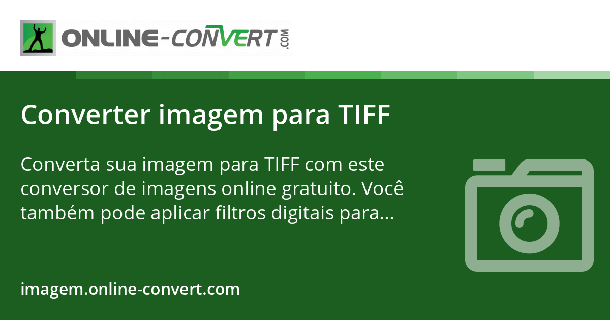 Converter imagem para TIFF