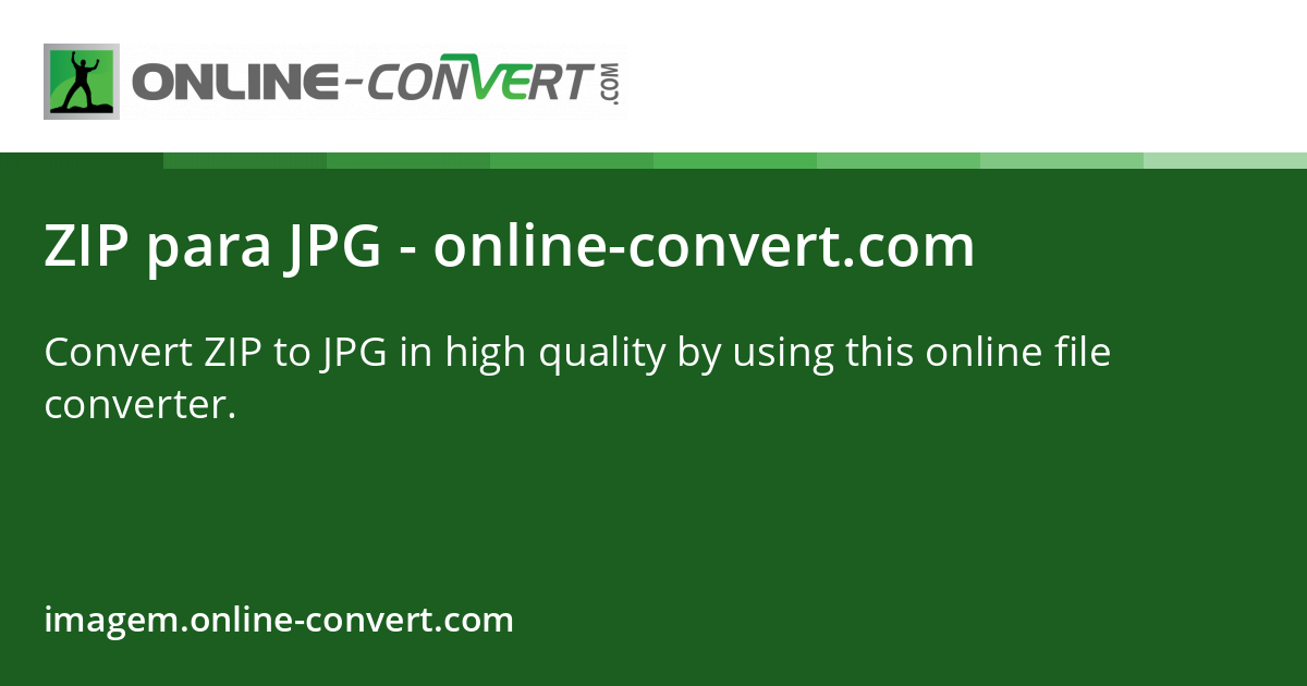 ZIP a JPG - online-convert.com